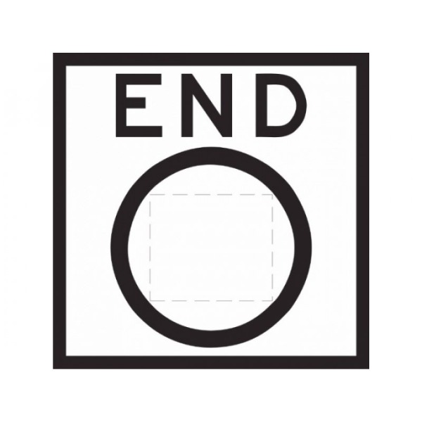 Multi Message Sign - End Speed __ km/h - 600 x 600mm